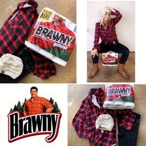 Tops | Brawny Woman Halloween Costume | Poshmark